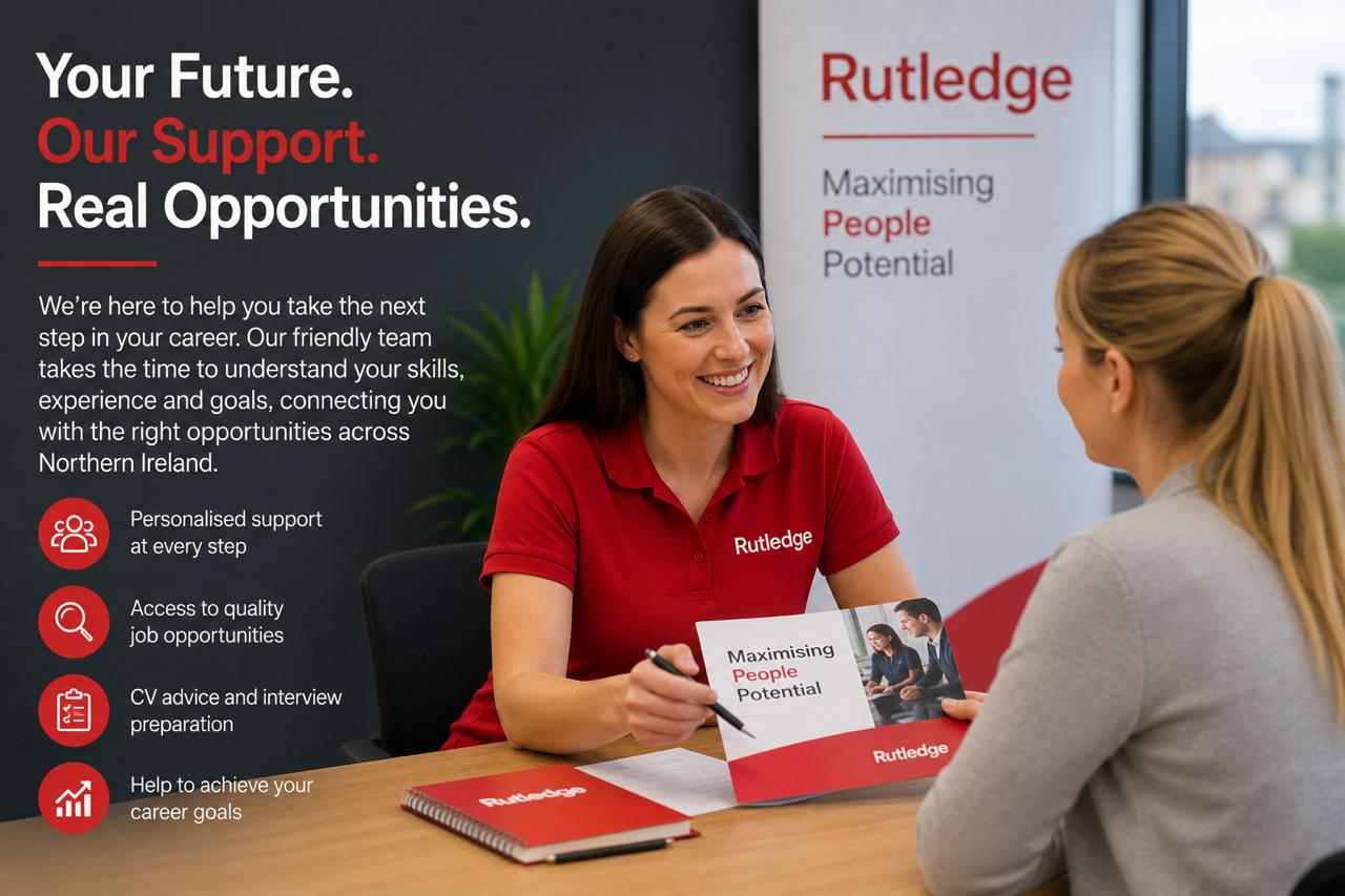 Register as a Candidate, Northern Ireland Jobs | Rutledge